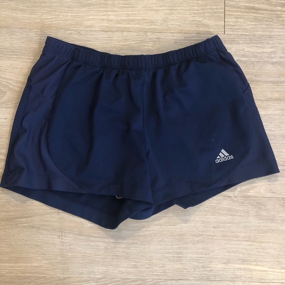 adidas | Shorts | Adidas Ws Navy Blue Running Shorts | Poshmark